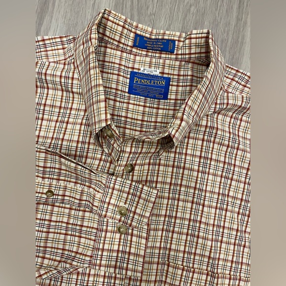 Pendleton | Shirts | Pendleton Mens Metro Shirt Plaid Button Down Front Wrinkle Resistant 2xl ...